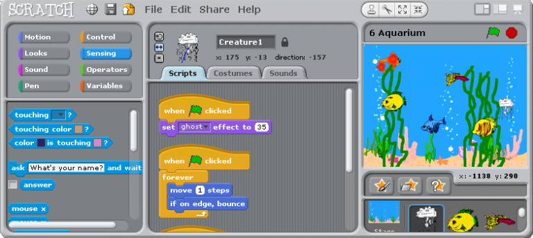 scratch – สาขาคอมพิวเตอร์ – สถาบันส่งเสริมการสอนวิทยาศาสตร์และเทคโนโลยี ...